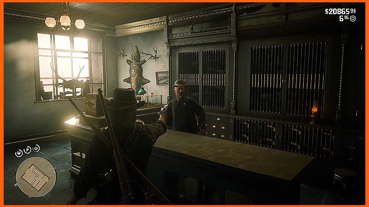 How To Rob The Saint Denis Gunsmith Without Getting A Bounty - RDR2 ...