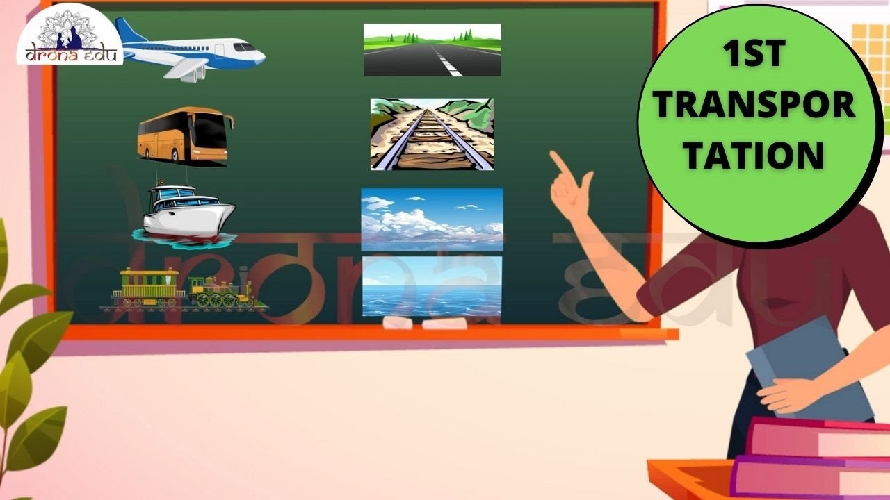 TRANSPORTATION, 1ST STANDARD, SCIENCE | DRONA EDU - YouTube