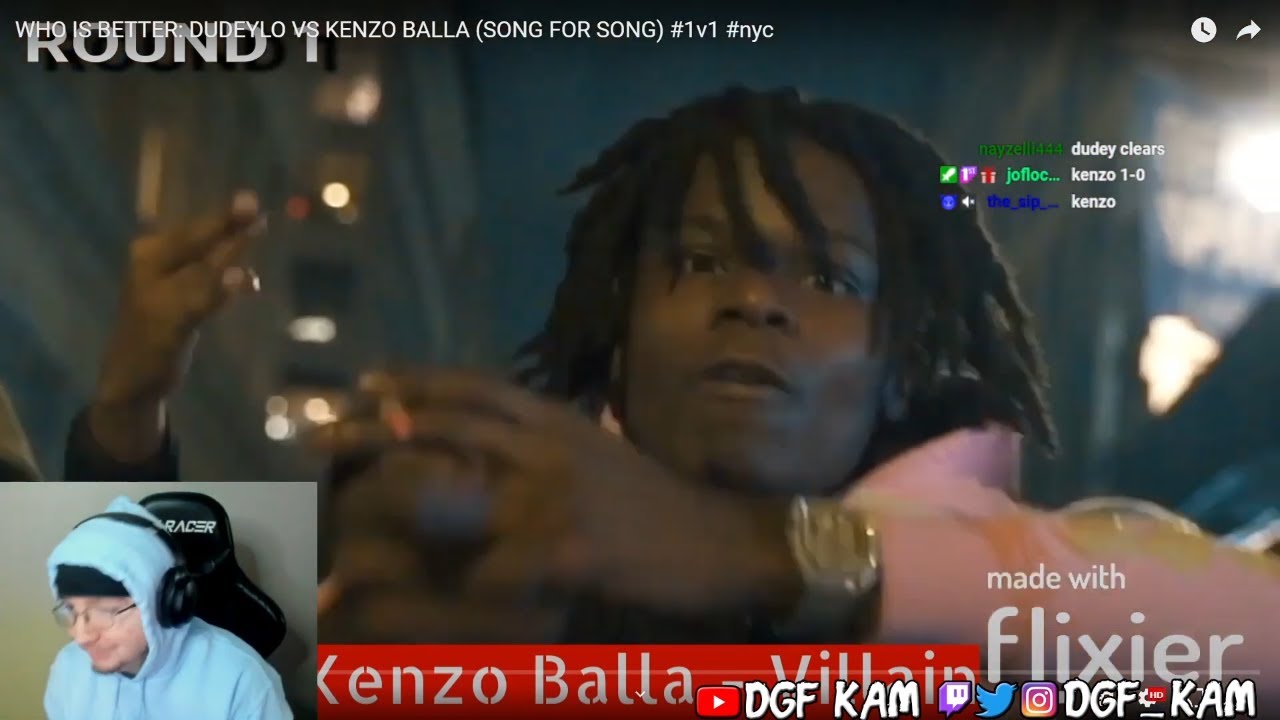 DGF Kam Reacts to WHO IS BETTER: DUDEYLO VS KENZO BALLA (SONG FOR SONG ...