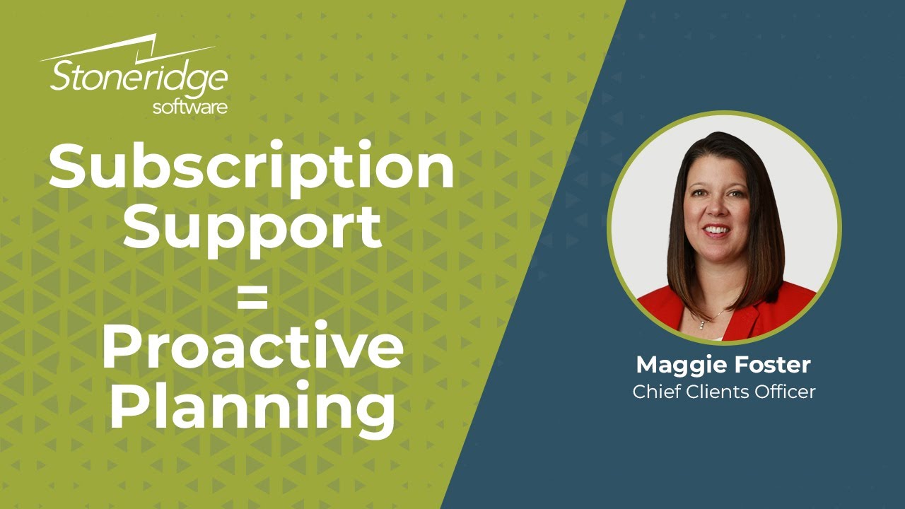 What are Stoneridge Software Subscription Support Plans? - YouTube