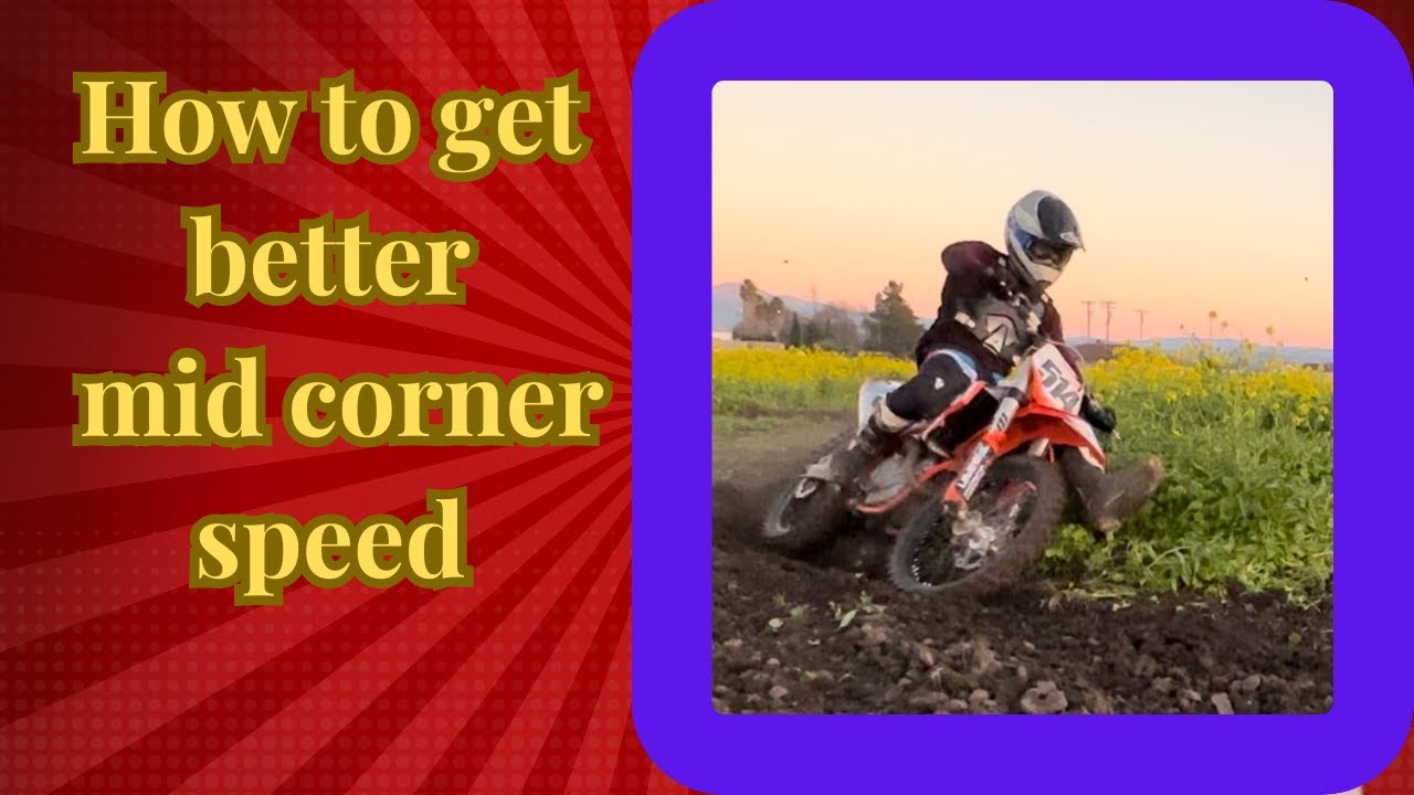 How to get better motocross mid corner speed - YouTube