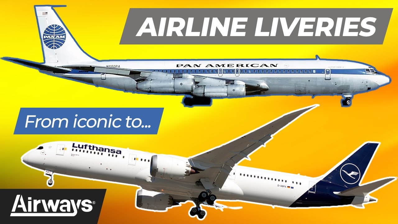 From colorful to minimal: what happened to airline liveries? - YouTube