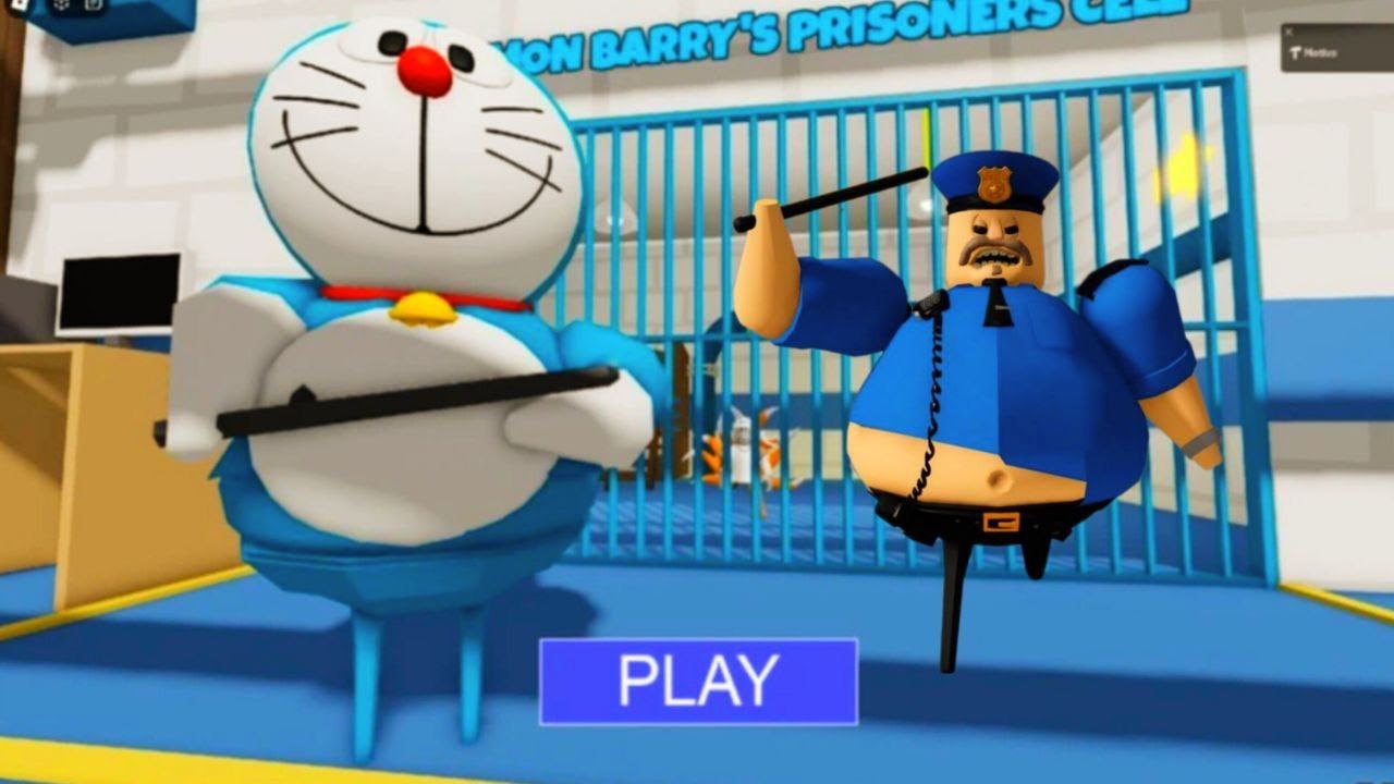 DORAEMON BARRY'S PRISON RUN! (Obby) (Update) - #roblox - YouTube