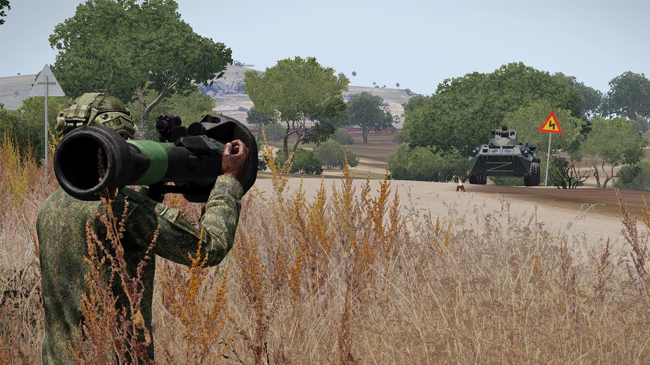AT-GM Launcher Destroys BTR-4 | Russian APC Destroyed | ARMA 3 Military ...