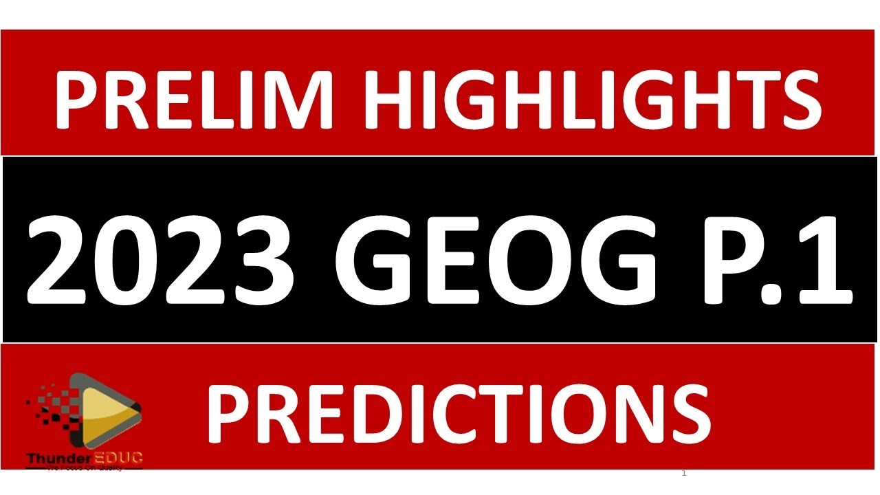 2023 PRELIMS GRADE 12 GEOGRAPHY P.1 CLIMATE & WEATHER, MAP WORK ...