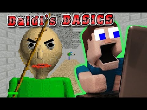 BALDI's BASICS vs PUPPET STEVE Gameplay - The Notebook Mission ...