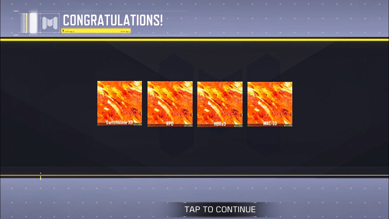 Unlocking The 'Blistering Magma' Camo in Codm Tournament Mode - YouTube