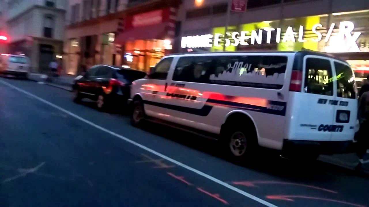 Multiple New York State Courts RMP Parked In Lower Manhattan - YouTube