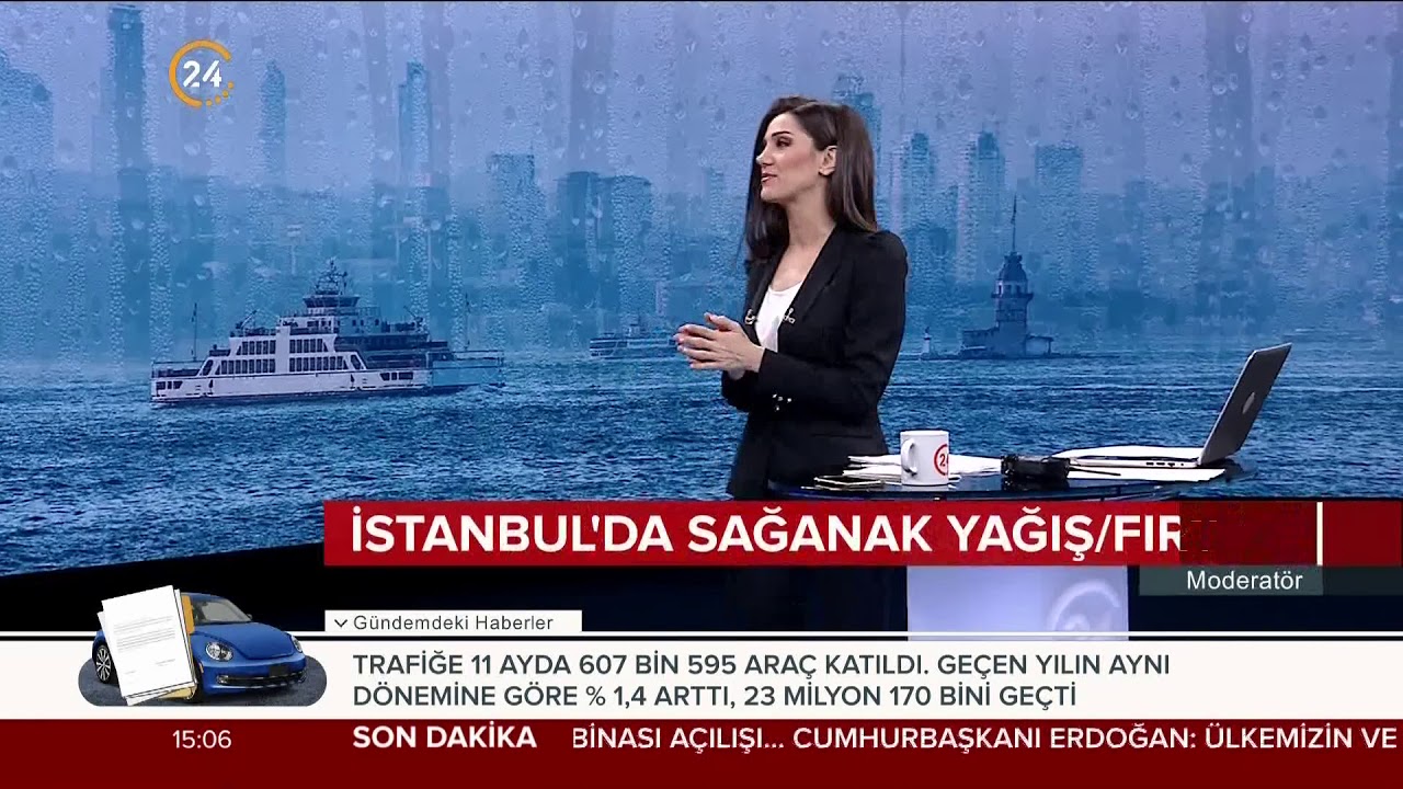 24 TV MODERATÖR HELİN ASLAN 06.01.2020 - YouTube