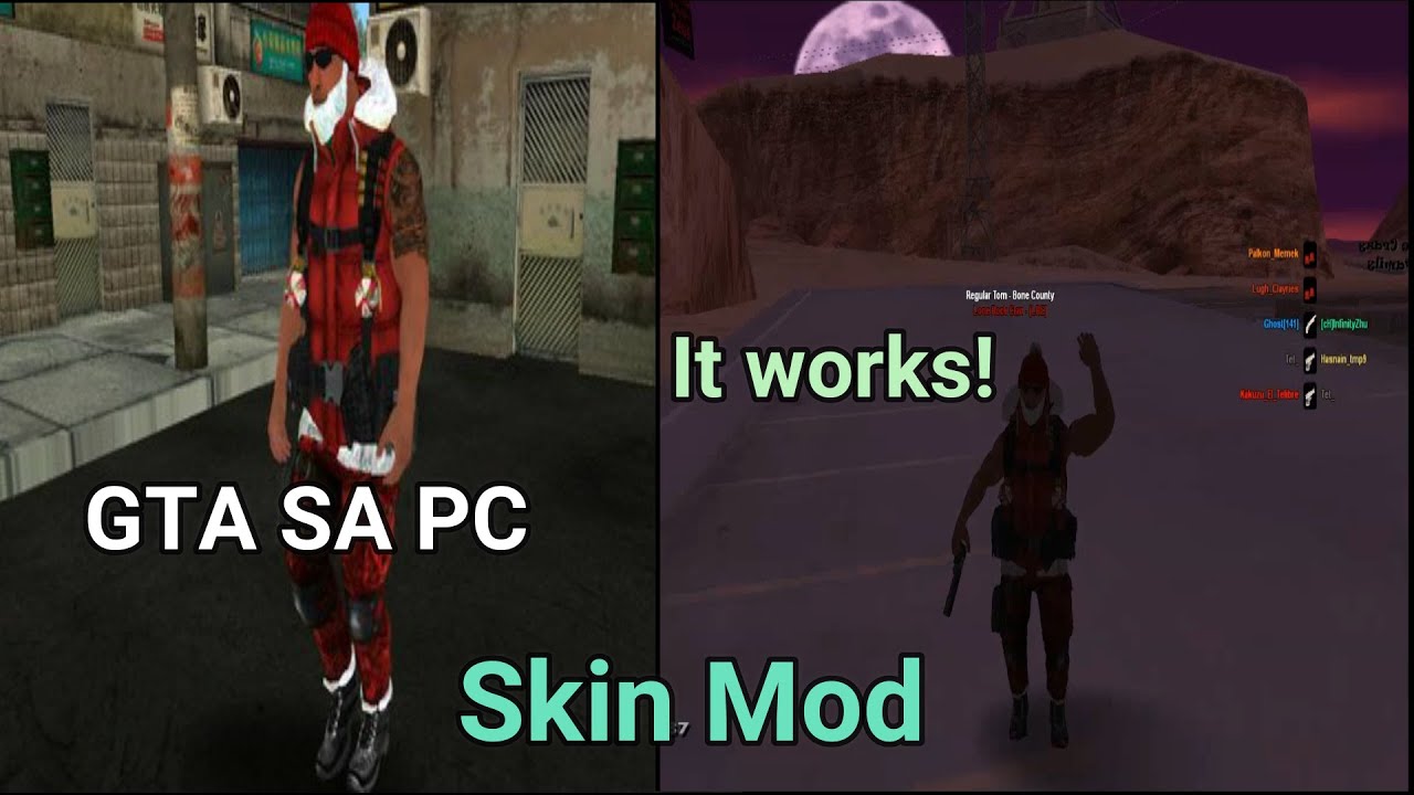 How to download and change your skin in GTA Sa or SAMP [PC] - YouTube
