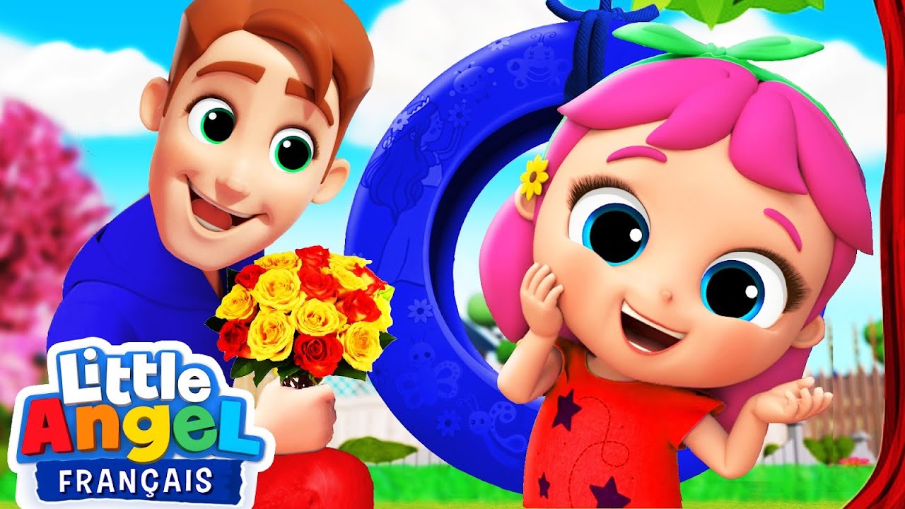 Mon Papa chéri | Petite fille à Papa | Comptines avec Bébé Louis ...