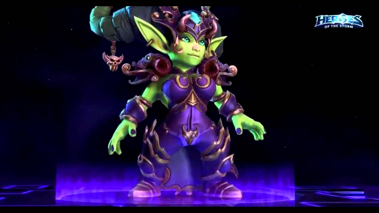 Fel Queen Chromie - New Hero Skin - Heroes of the Storm [ HOTS ] - YouTube