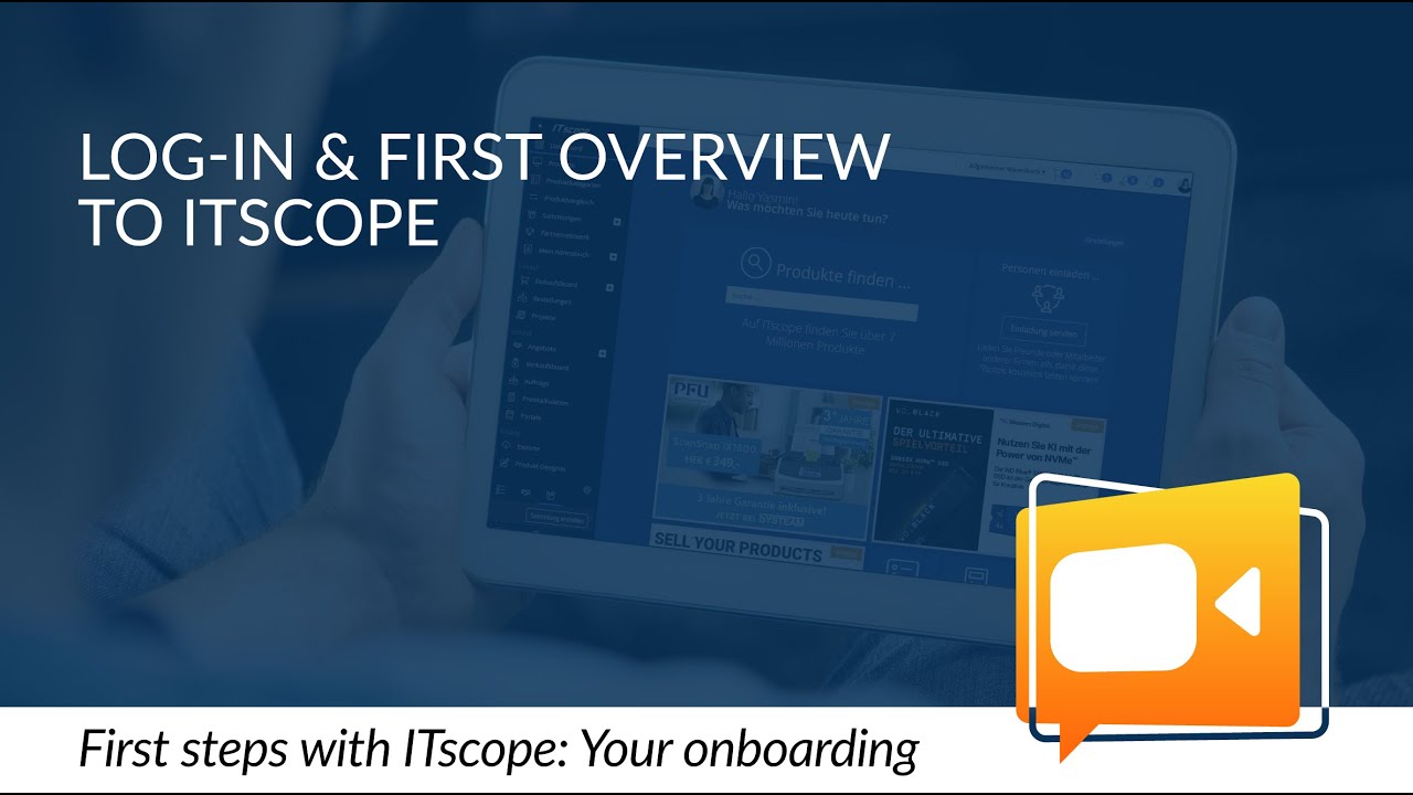 First steps with ITscope: Your onboarding - log-in and first overview ...