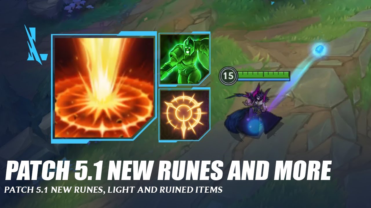 Patch 5.1 New Runes | Light and Ruined Items - Wild Rift - YouTube