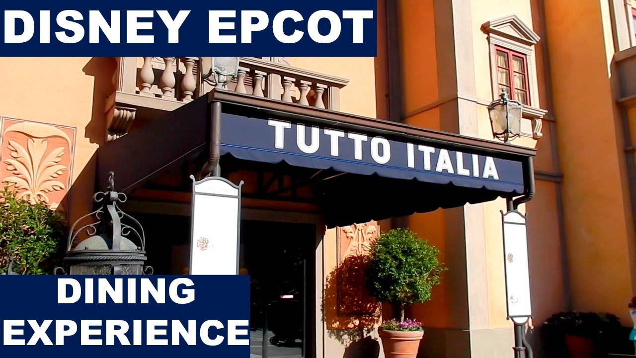 EPCOT TUTTO ITALIA DINING EXPERIENCE | EPCOT WORLD SHOWCASE - YouTube