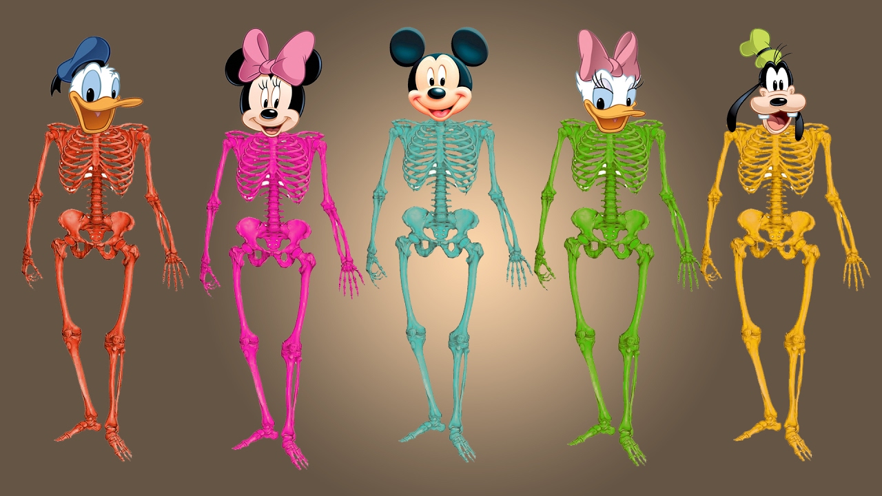 Mickey Mouse Clubhouse Transforms Into Skeleton Nursery Rhymes Lyrics ...