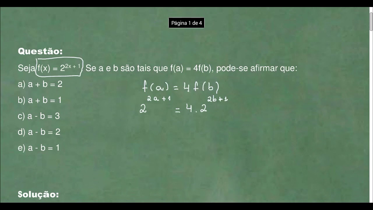 Função Exponencial E Propriedades 05 Youtube