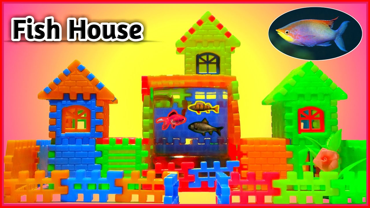 DIY Miniture Building Block House (#7)/Making Mini Building Block Fish ...