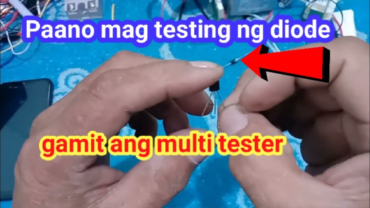 Paano mag testing ng diode gamit ang multi tester. - YouTube