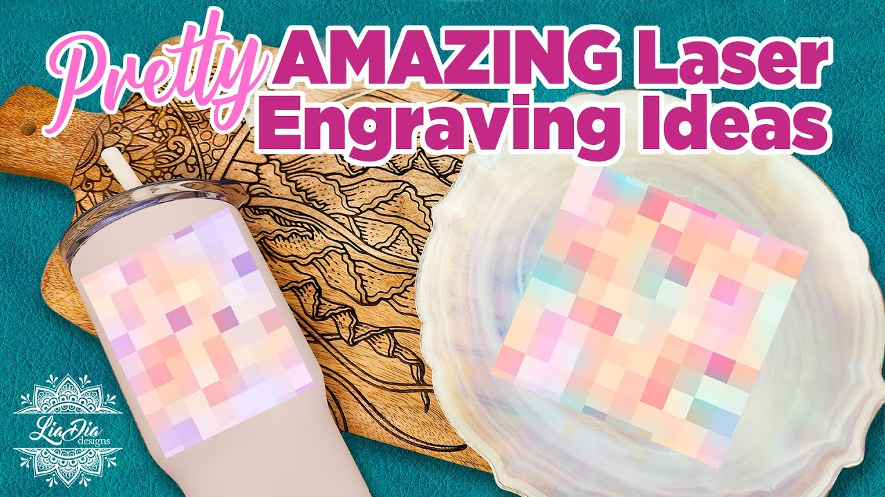 3 Easy Laser Engraving Projects that Sell | Pretty Gift Ideas - YouTube