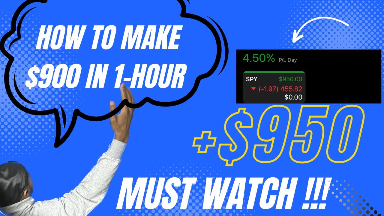 How I Make $900 In Less Than An Hour Day-Trading Stock Options | MUST ...