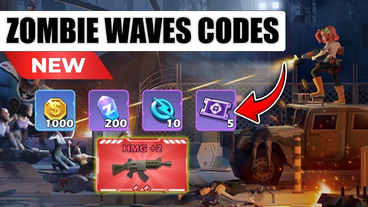ZOMBIE WAVES BUNDLE CODE 🆕 CODE ZOMBIE FREE GIFT 🎁 ZOMBIE WAVES REDEEM ...