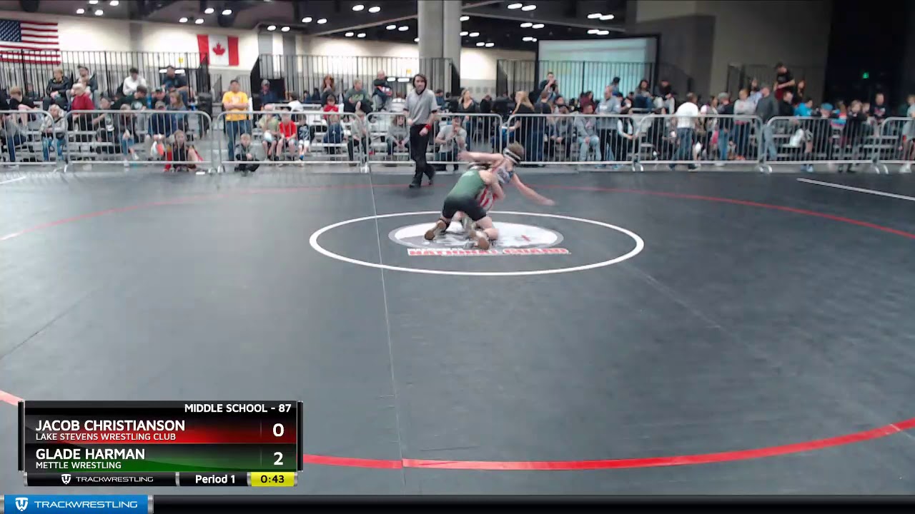 Middle School 87 Jacob Christianson Lake Stevens Wrestling Club Vs ...