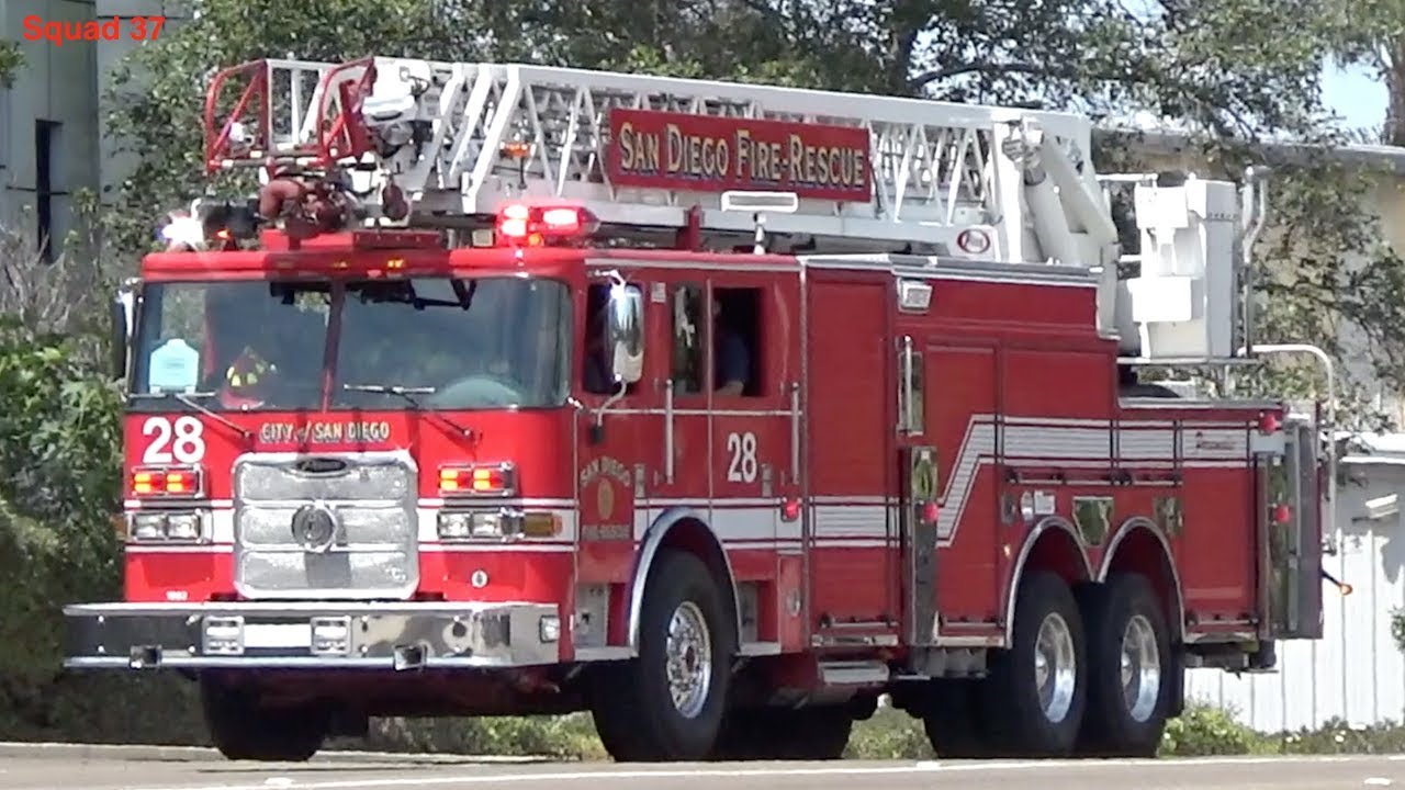 AMR & San Diego Fire Responding (Compilation 3) - YouTube