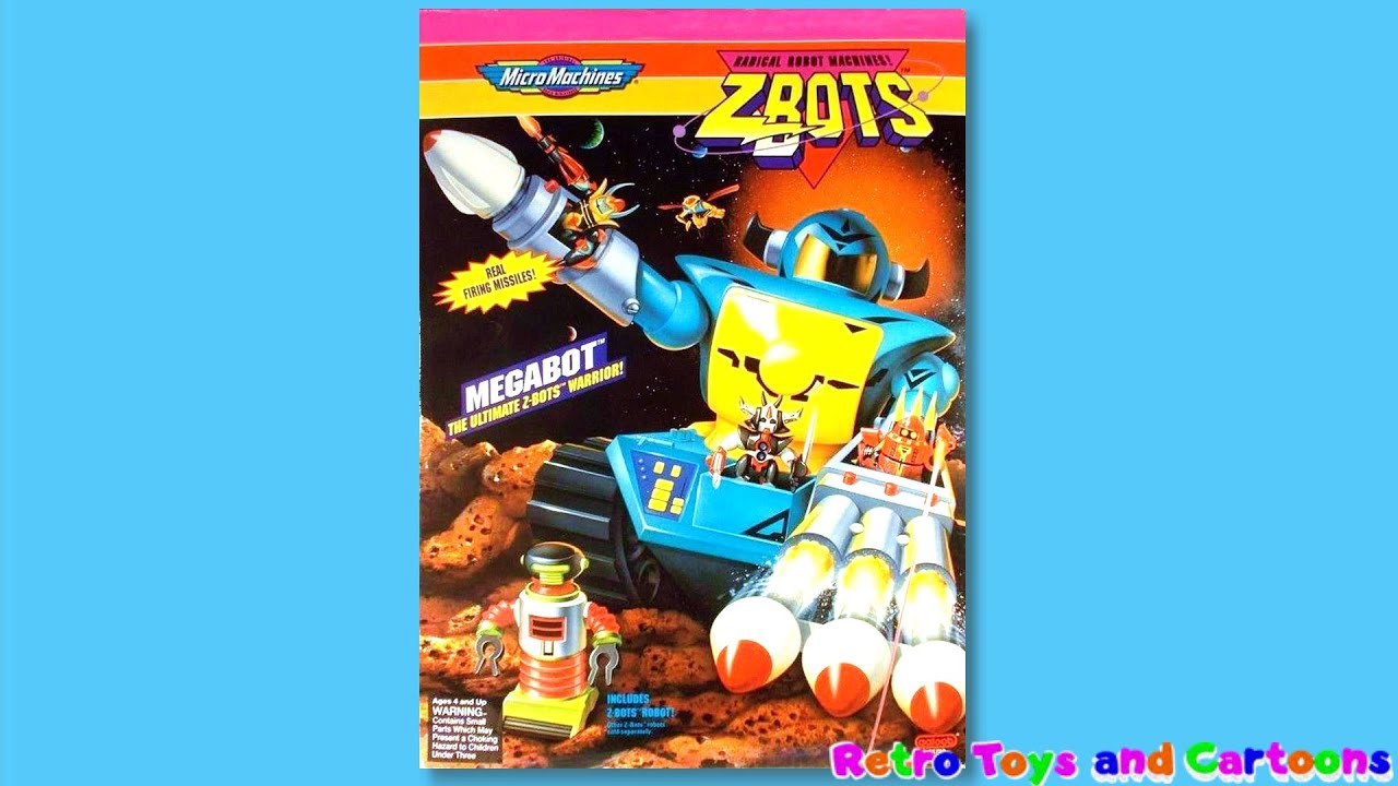 Micro Machines Zbots MegaBots Galoob Commercial Retro Toys and Cartoons ...