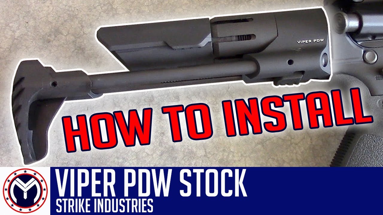 SI Viper PDW Stock | How To Install - YouTube