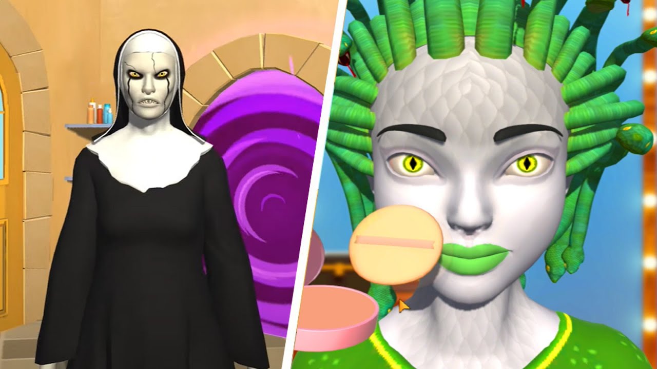 Monster Makeup 3D 💄 All Levels Gameplay Trailer Android,ios New Game ...