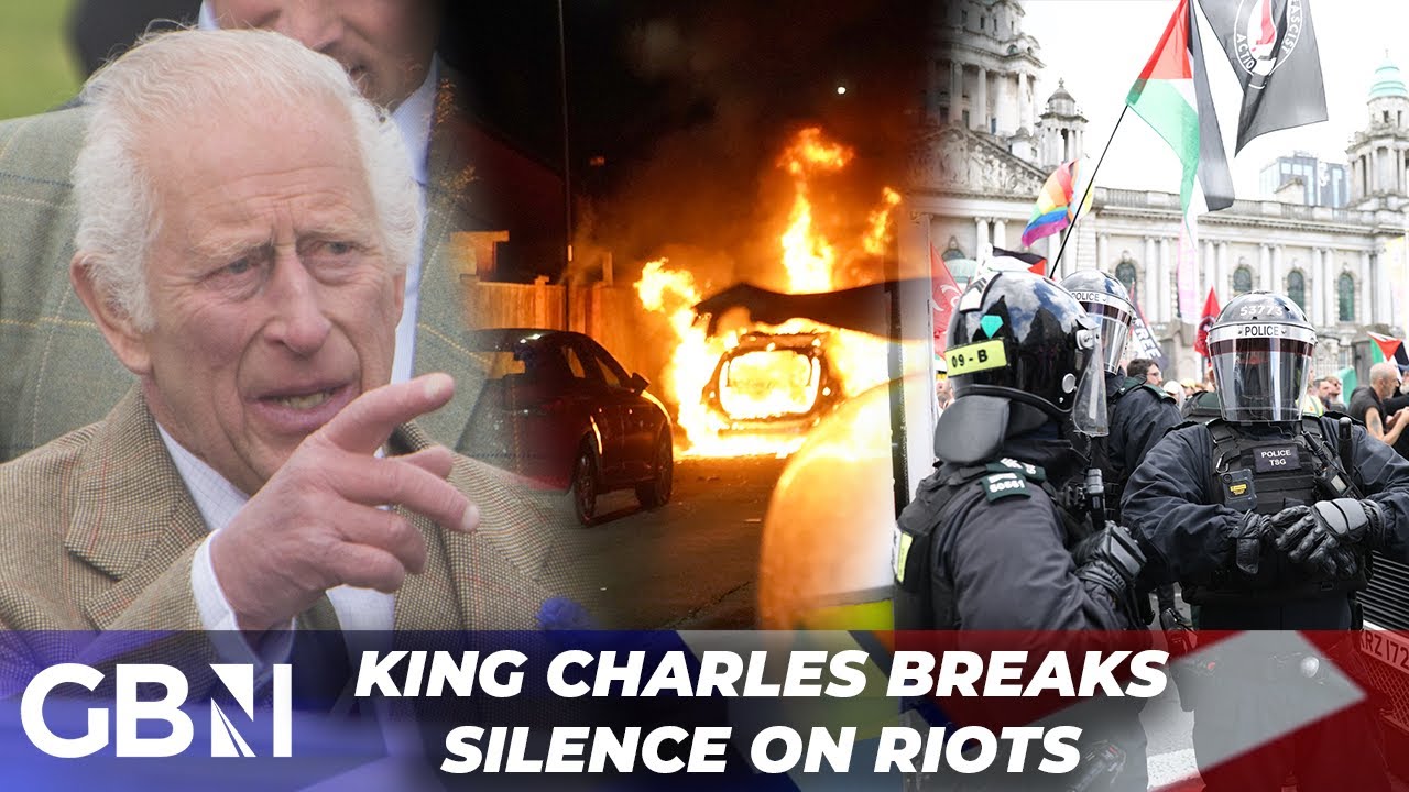 King Charles BREAKS SILENCE on 'aggression and criminality' of UK riots ...