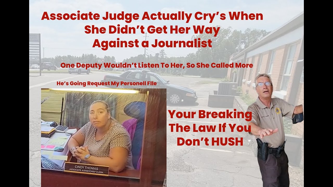 Judge Actually Cries Because of Journalist | Terrell County Courthouse ...