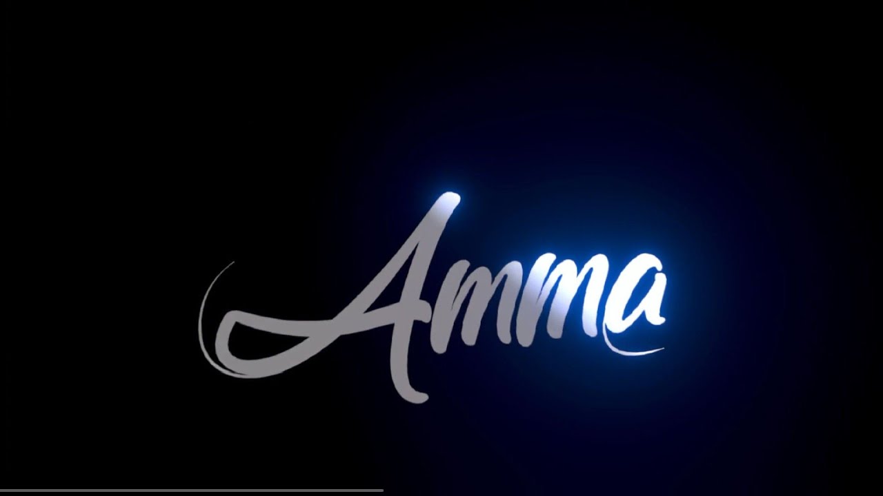 Amma ️ Song ️ Whatsapp Status ️||Telugu||Mother's Love||Black screen ...