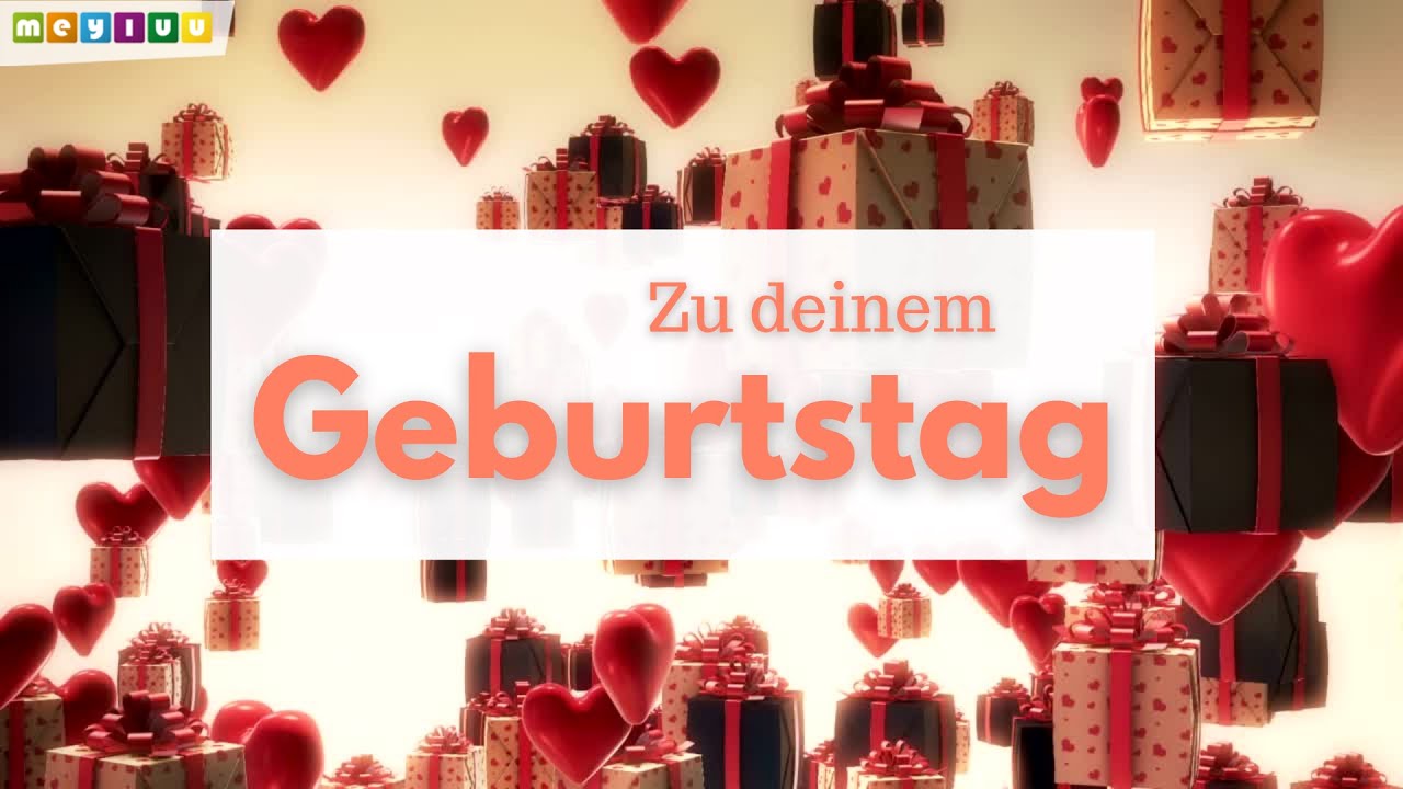 Happy Birthday! 🎂 Herzliche Glückwünsche zum Geburtstag für dich. 🎸 ...