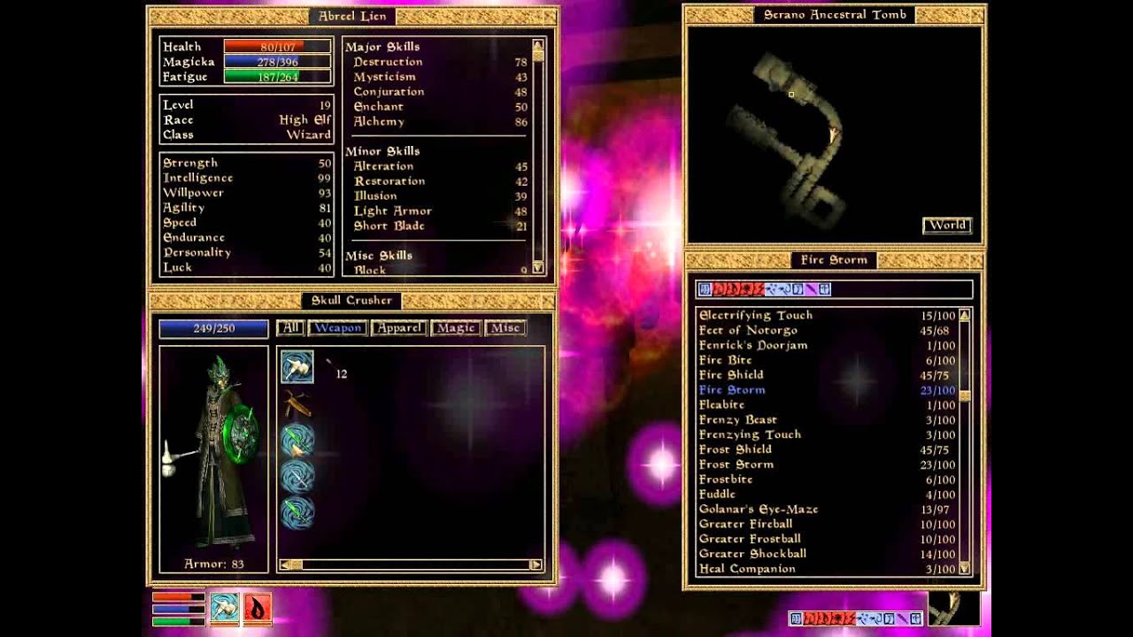 Let's Play Morrowind - Visiting The Quarra Vampires - 168 - YouTube