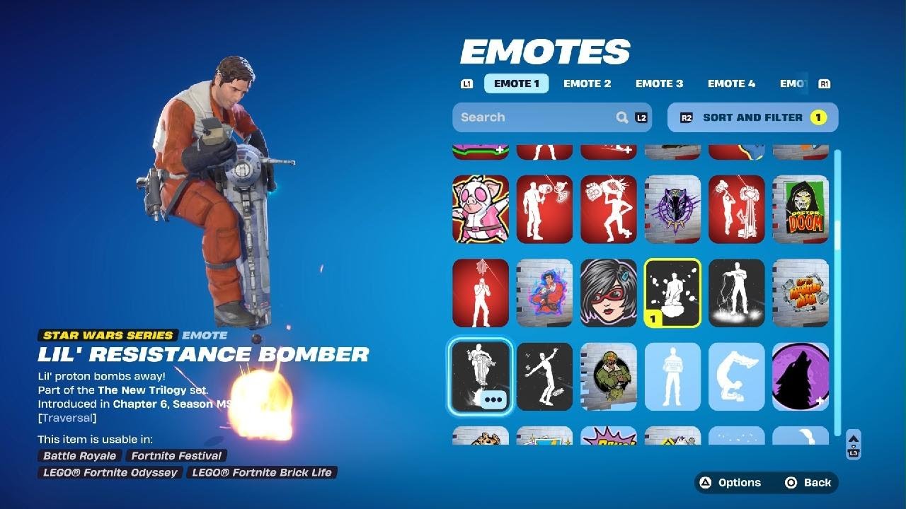 Fortnite lil resistance bomber emote! - YouTube