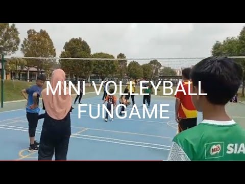 MINI VOLLEYBALL FUN GAME #volleyball #bolatampar #demimalaysia # ...