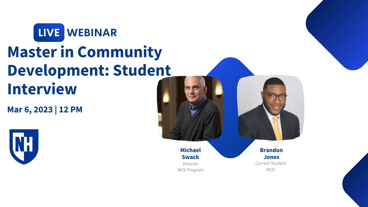 Carsey''s Master in Community Development (MCD) Program: Student ...