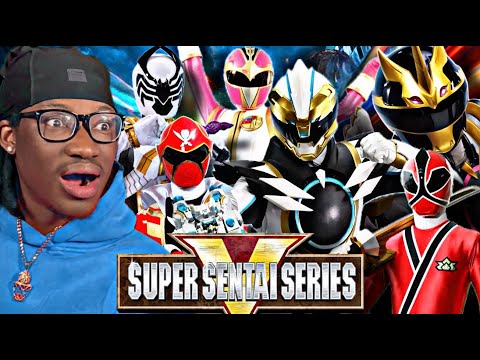 REACTING TO ALL SUPER SENTAI THEME SONGS