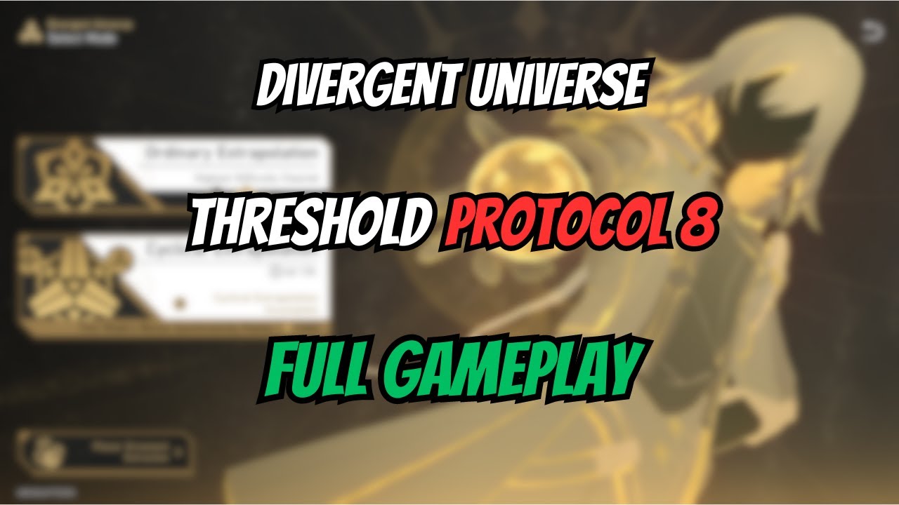 Divergent Universe Threshold Protocol 8 Full Gameplay | Honkai Star Rail - YouTube