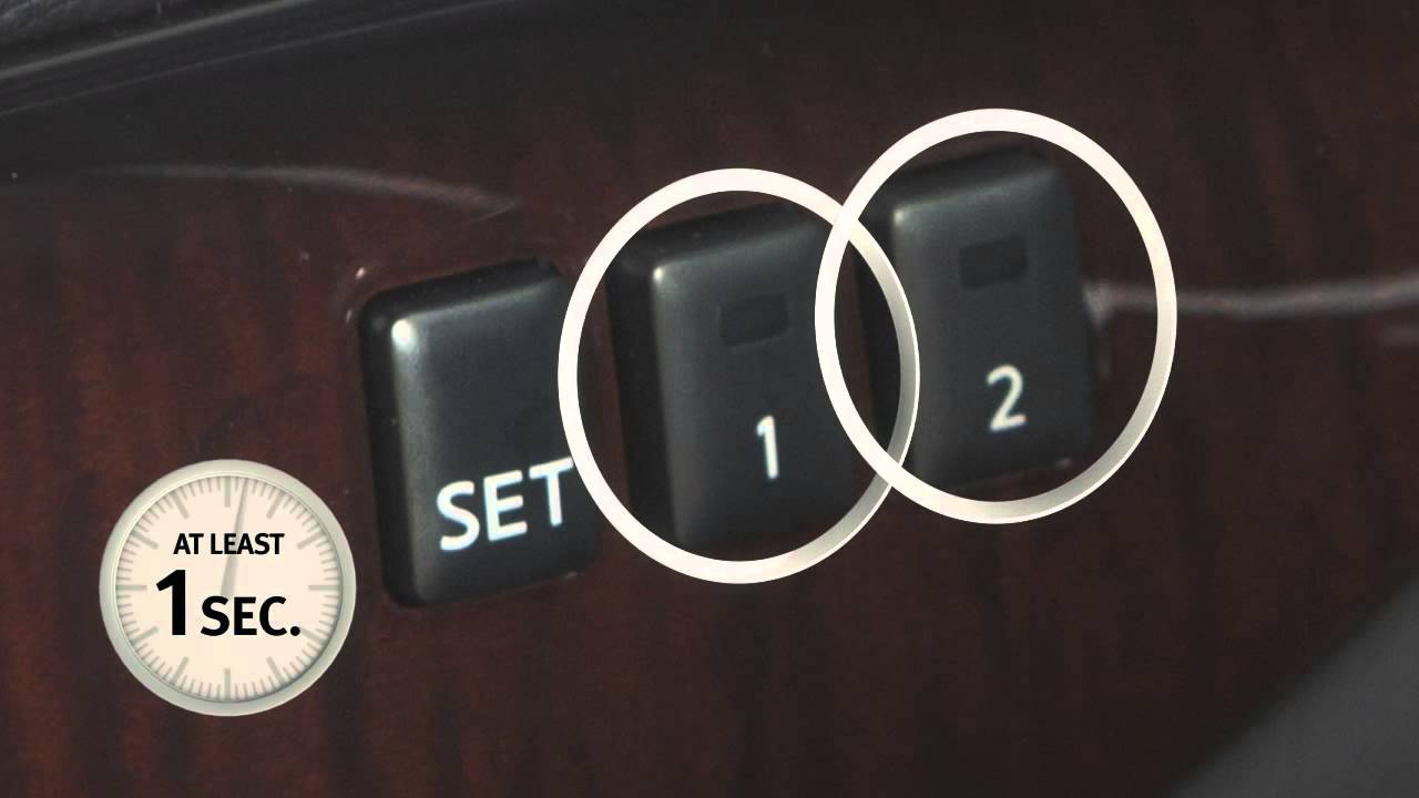 2014 Infiniti QX50 - Automatic Drive Positioner (if so equipped) - YouTube