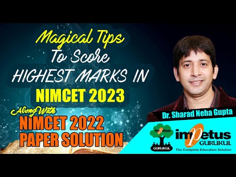 Magical Tips To Score HIGHEST MARKS IN NIMCET 2023 | NIMCET 2022 Paper Solution | Impetus ...