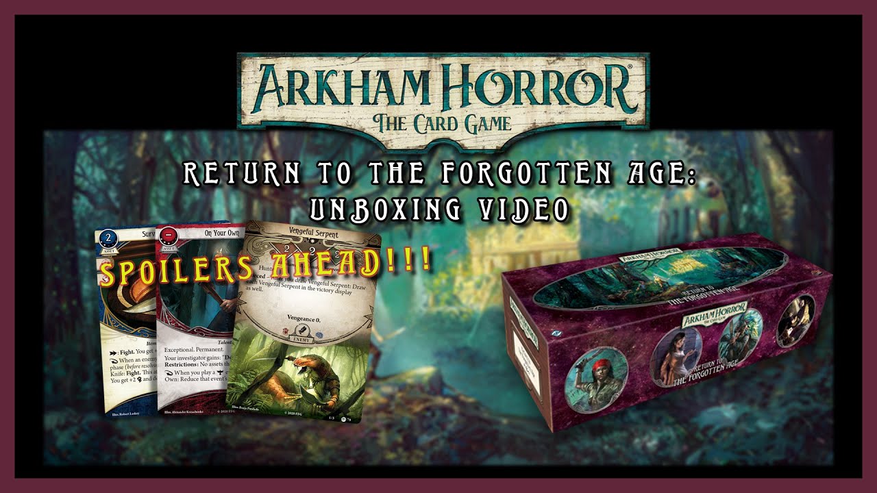 Return to the Forgotten Age | Unboxing video | SPOILERS - YouTube