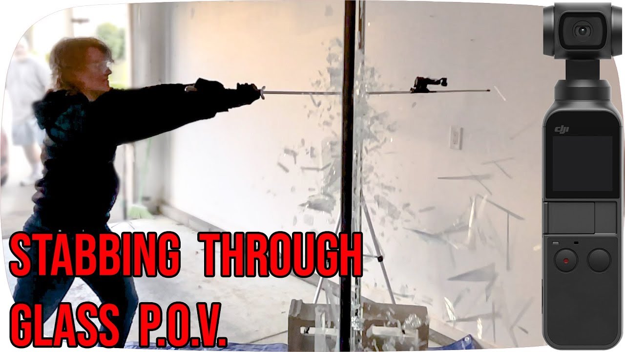 Stabbing Glass With a Sword - YouTube