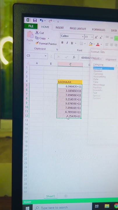 30 Days Excel Challenge Day 16 / Excel Tricks / sscat dhenkanal #computer - YouTube