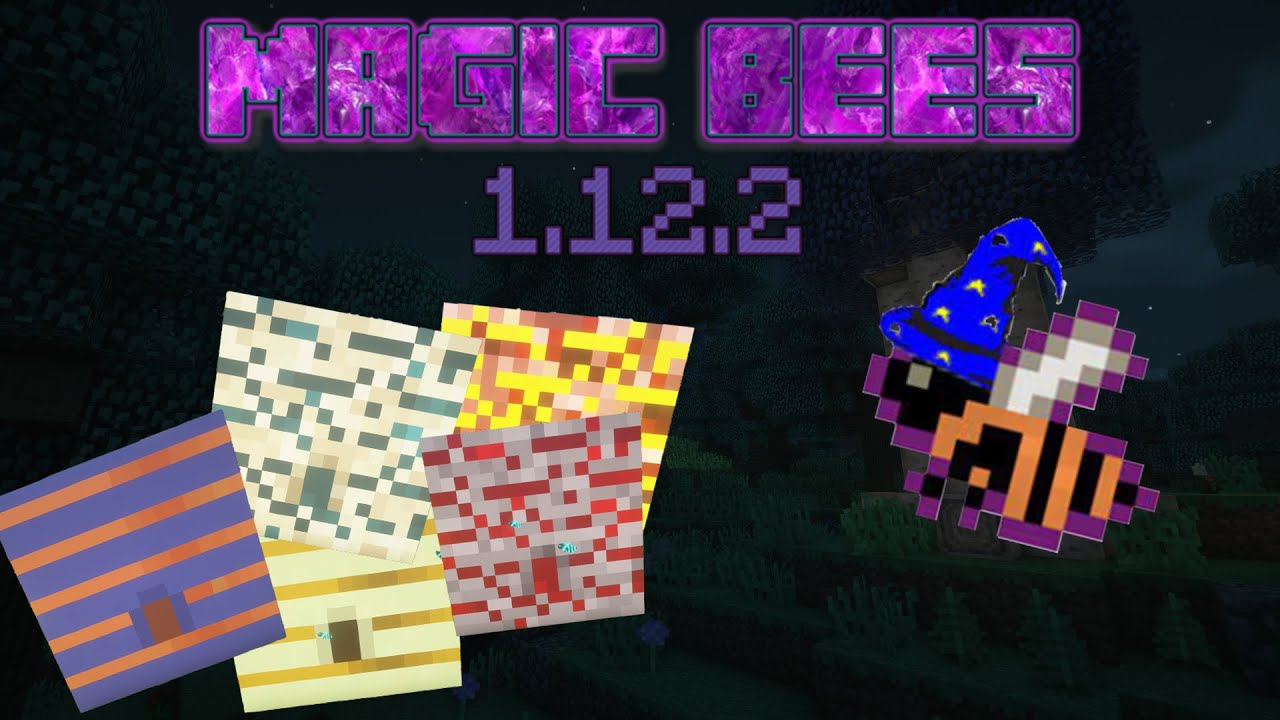 Minecraft Magic Bees Mod [Full Tutorial] Forge 1.12.2 - YouTube