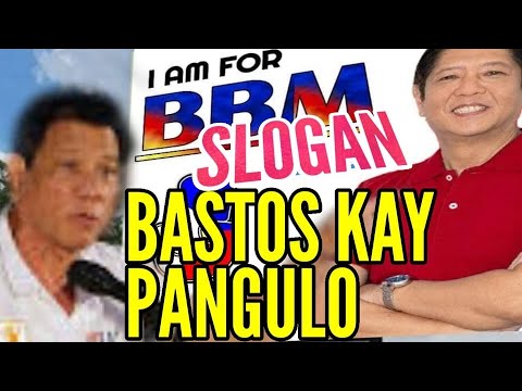 BBM SLOGAN IS A DISRESPECT TO PRESIDENT DUTERTE - YouTube