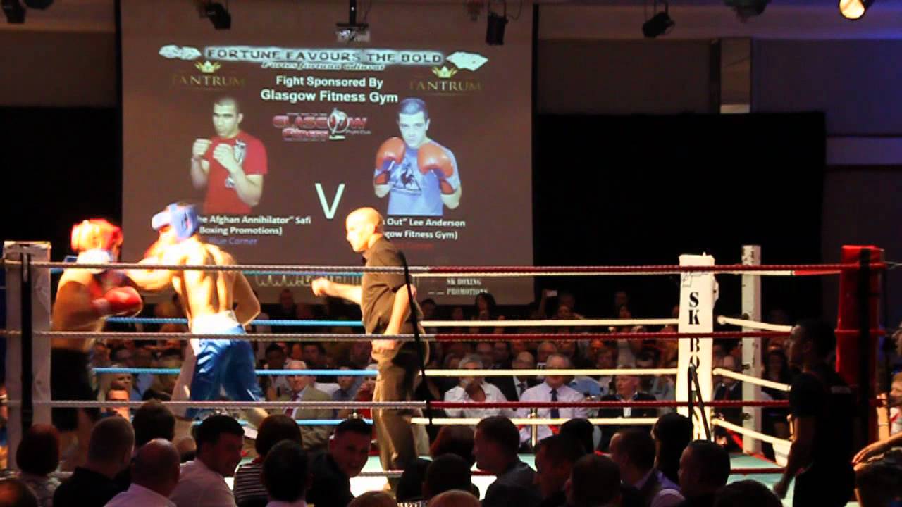 001 Lee Anderson (Glasgow Fitness Gym) v Hassan Safi (SK Boxing ...