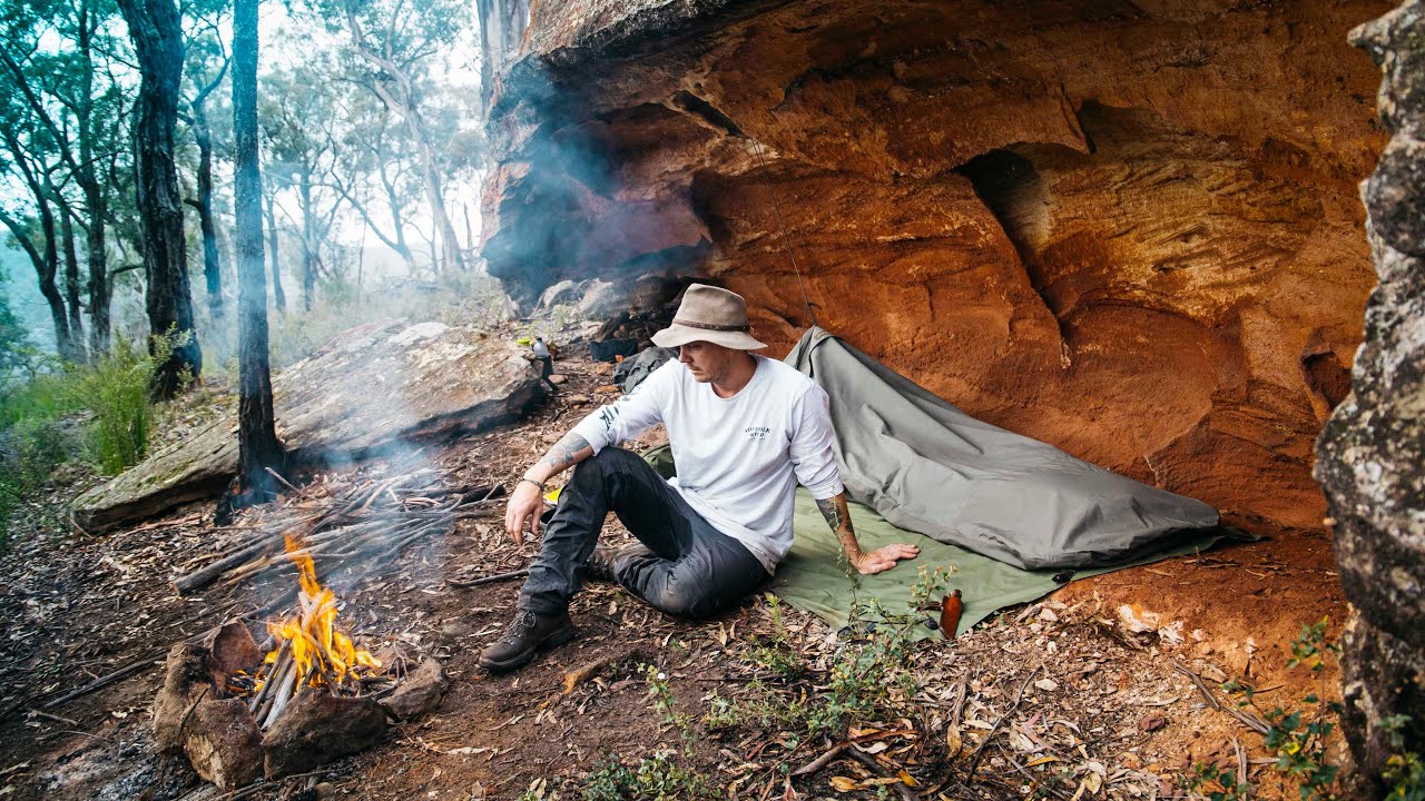 Camping in a CAVE in the AUSTRALIAN WILDERNESS 🔥 - YouTube
